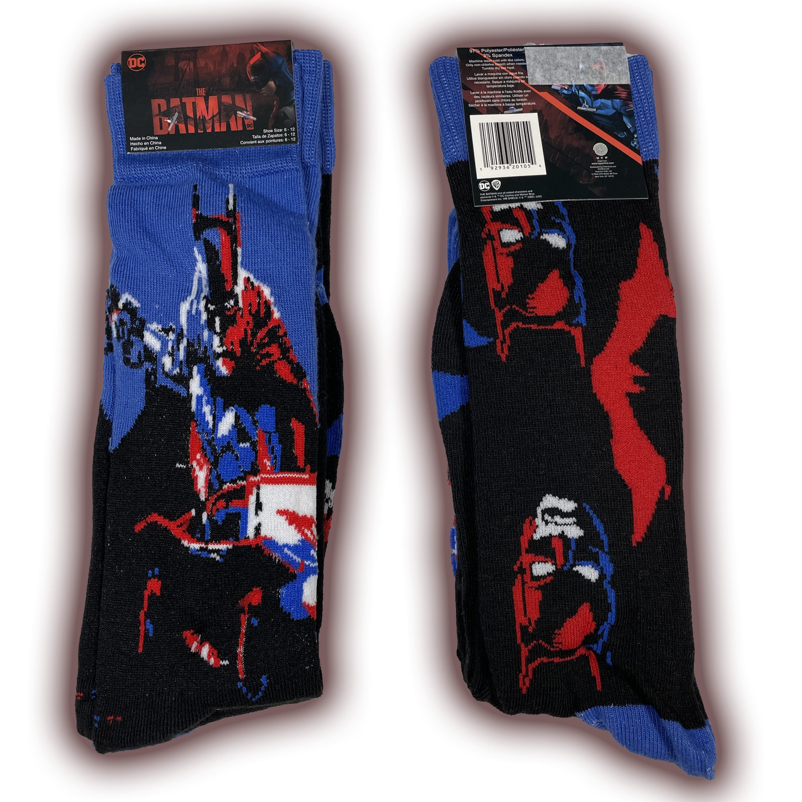 The Batman Socks – 2 Pairs – MostlySocks.com
