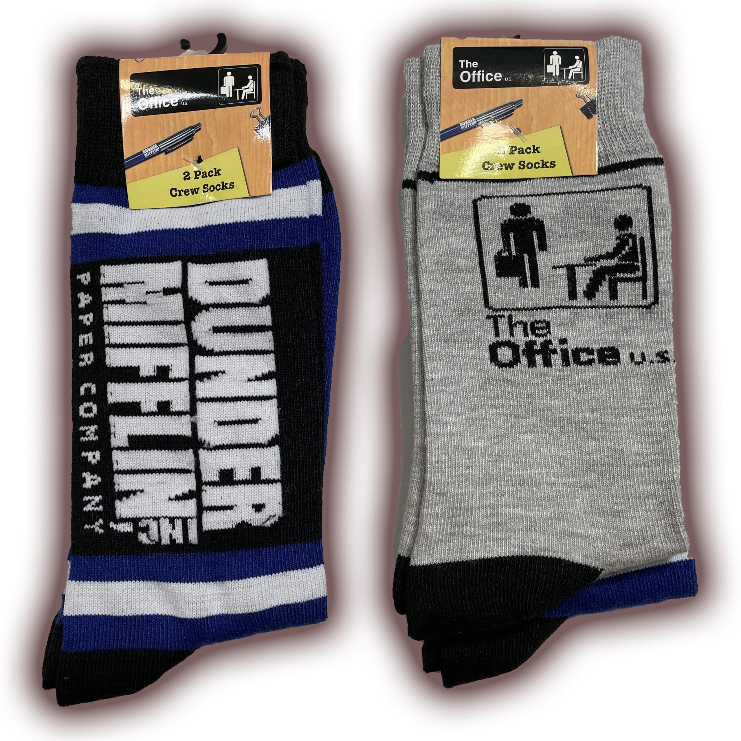 The Office Socks – 2 Pairs – MostlySocks.com