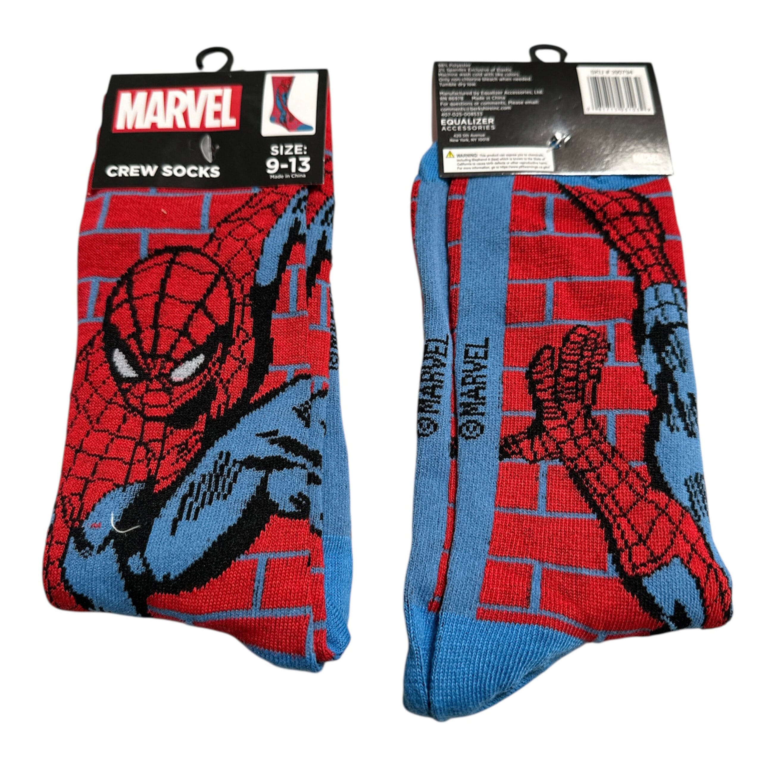 Spider-Man Socks – 2 Pairs – MostlySocks.com