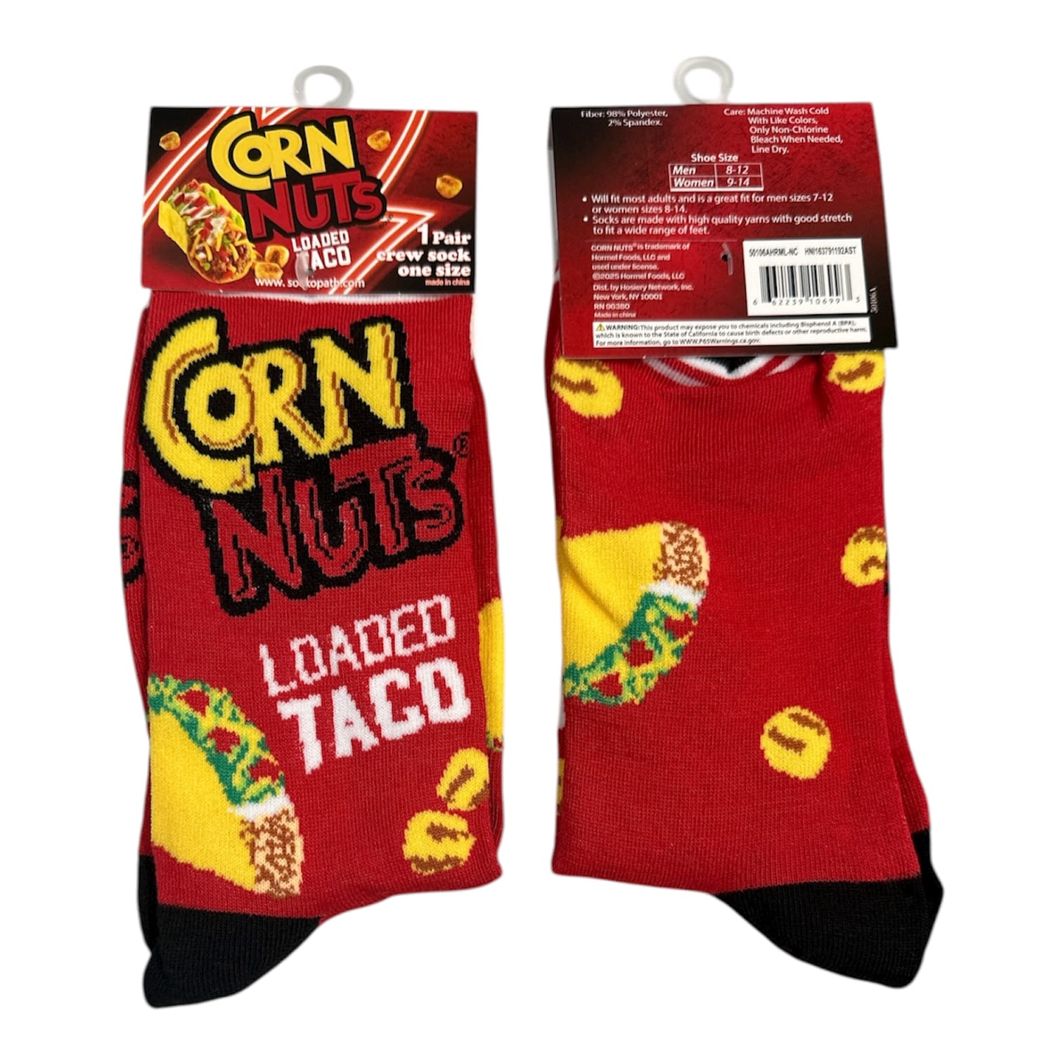 Corn Nuts Socks – 2 Pairs – MostlySocks.com