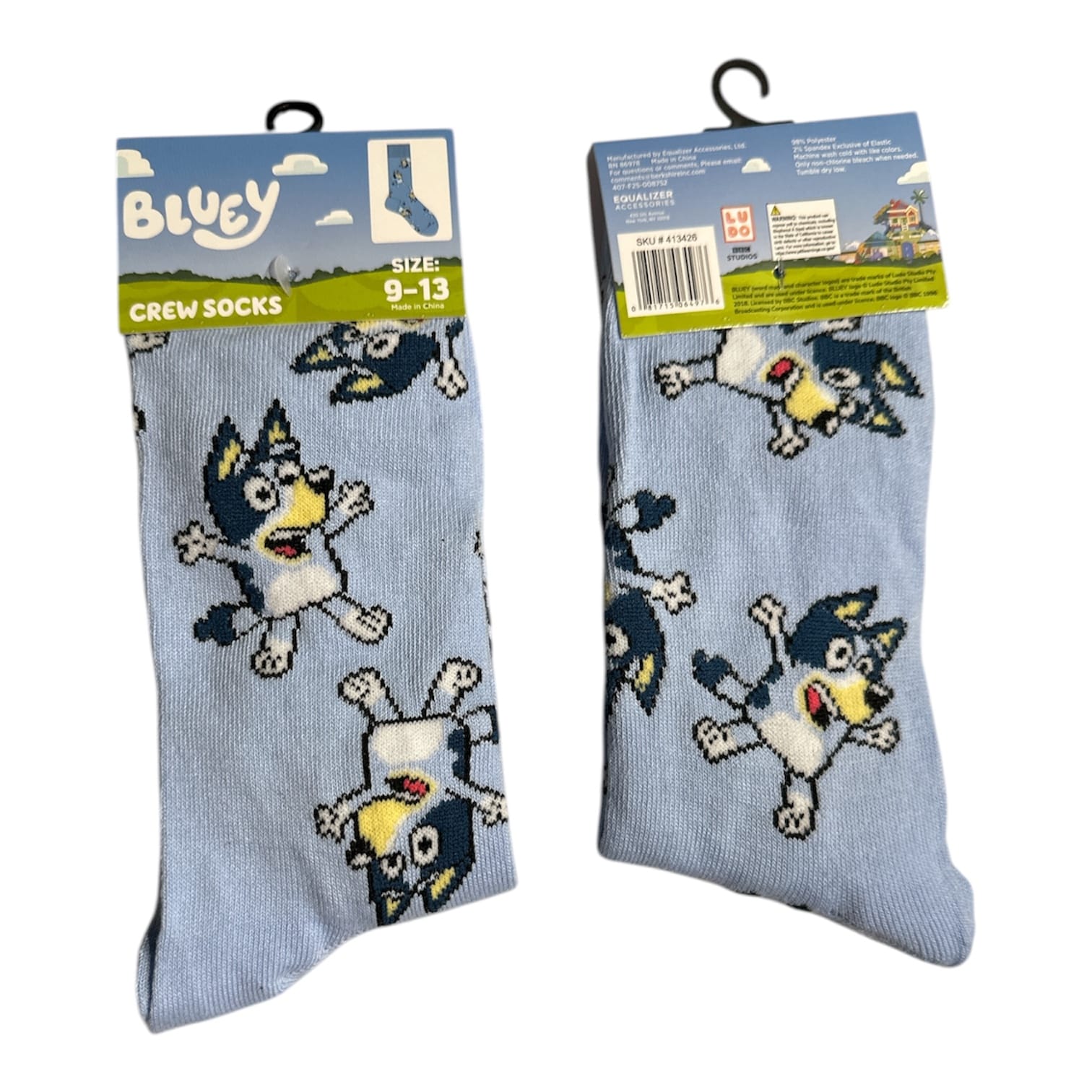 Bluey Socks – 2 Pairs – MostlySocks.com
